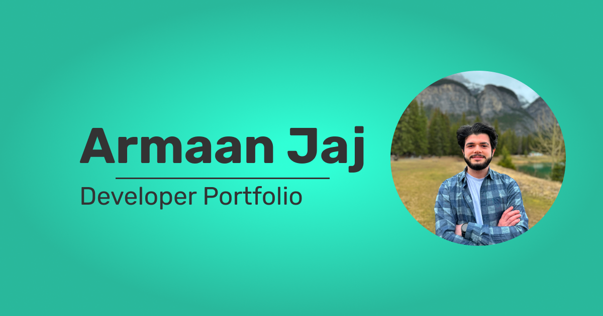 Armaan Jaj Developer Portfolio